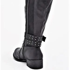 torrid | Shoes | Wide Width Calf New Torrid Studded Knee Moto Boots ...